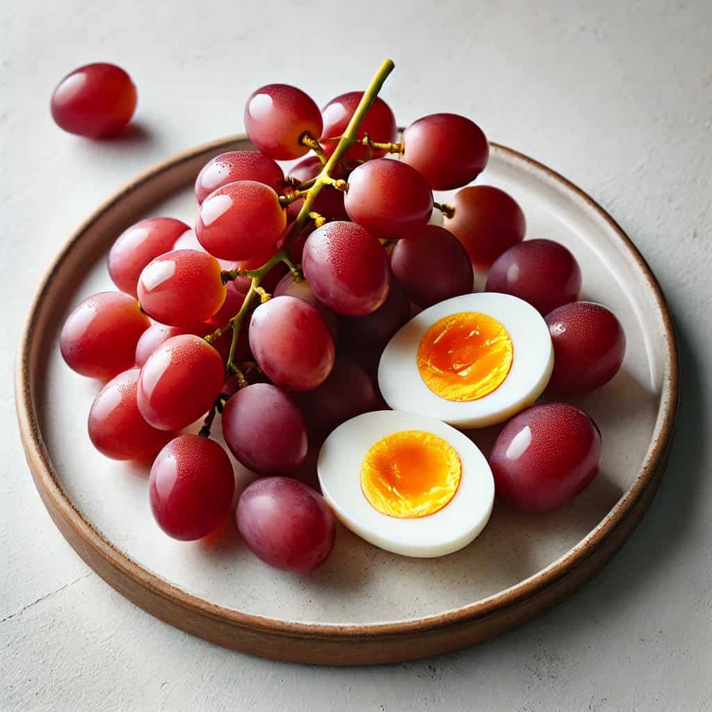 Hard Boiled Eggs & Grapes - Ryann, The Prenatal Nutritionist